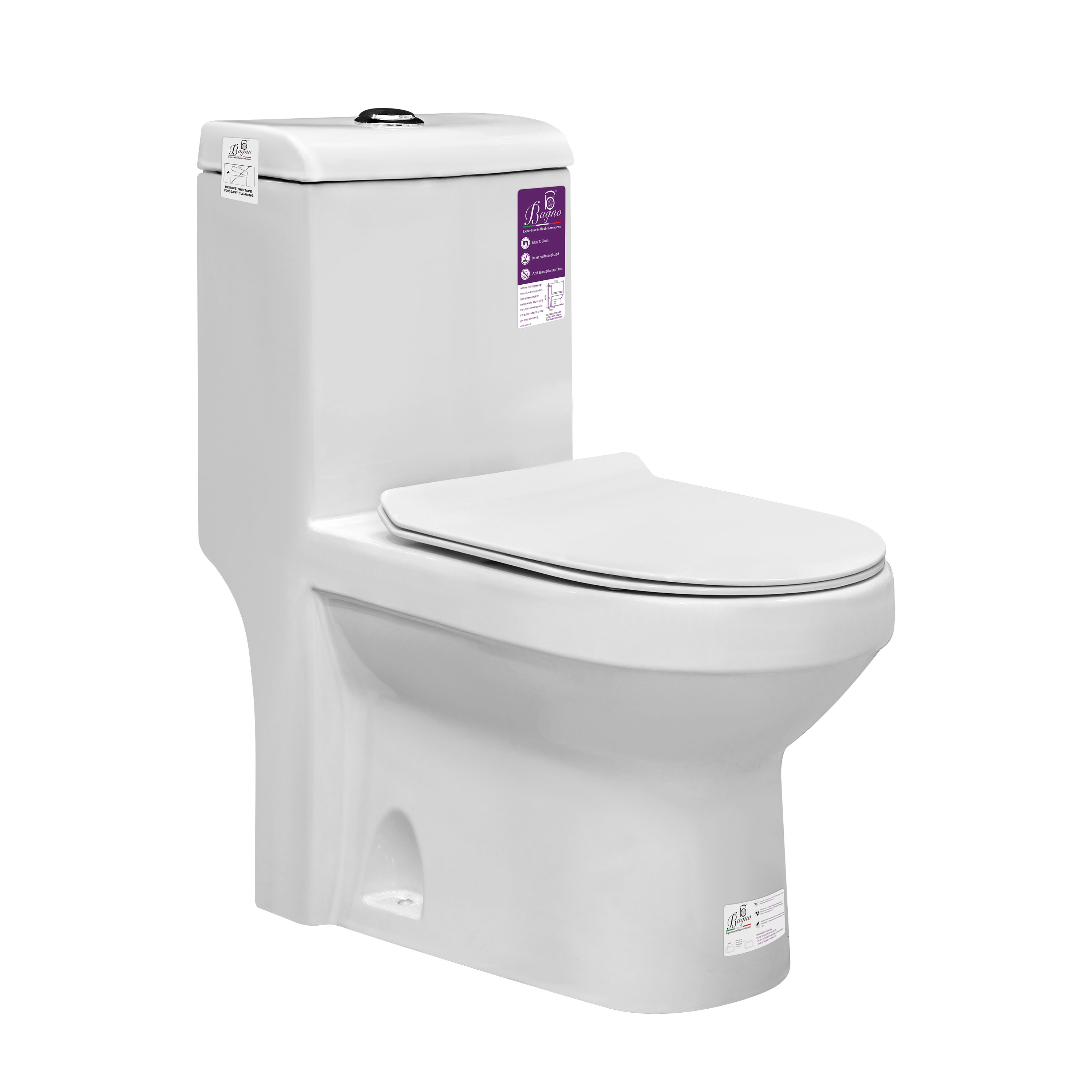 B BAGNO Water Closet Rimless - WC01 - Four Stars Ceramic & Sanitary