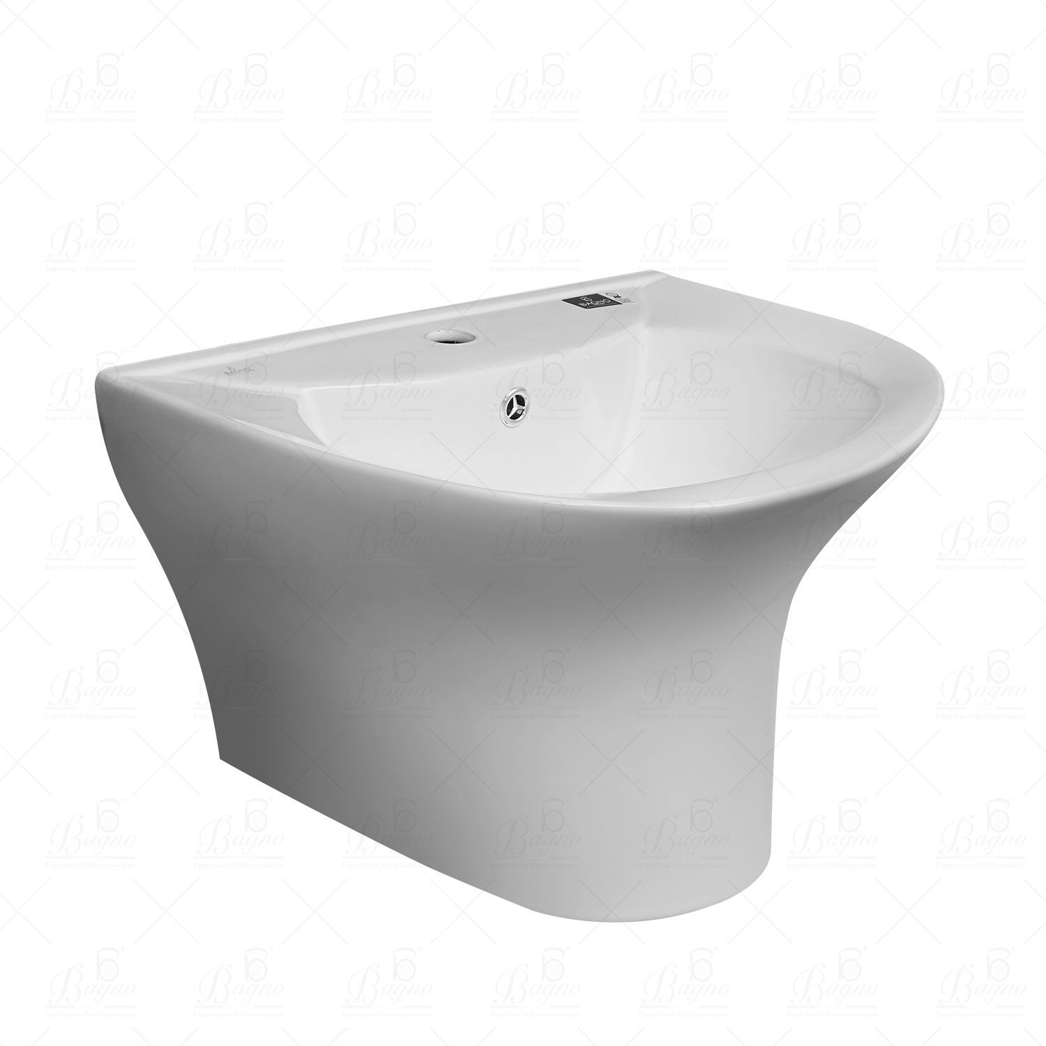 B BAGNO Wall Hung Wash Basin - WHB04 - Four Stars Ceramic & Sanitary